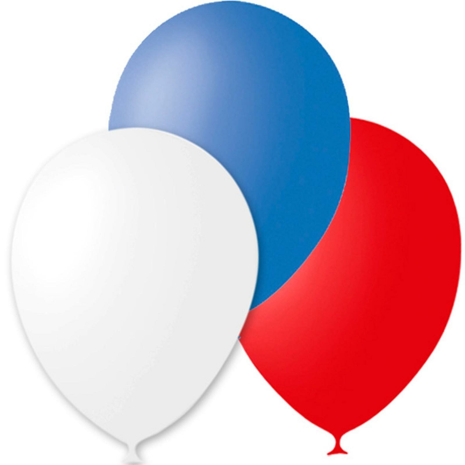 Шар латексный 12" «Триколор», пастель, набор 30 шт, цвета микс