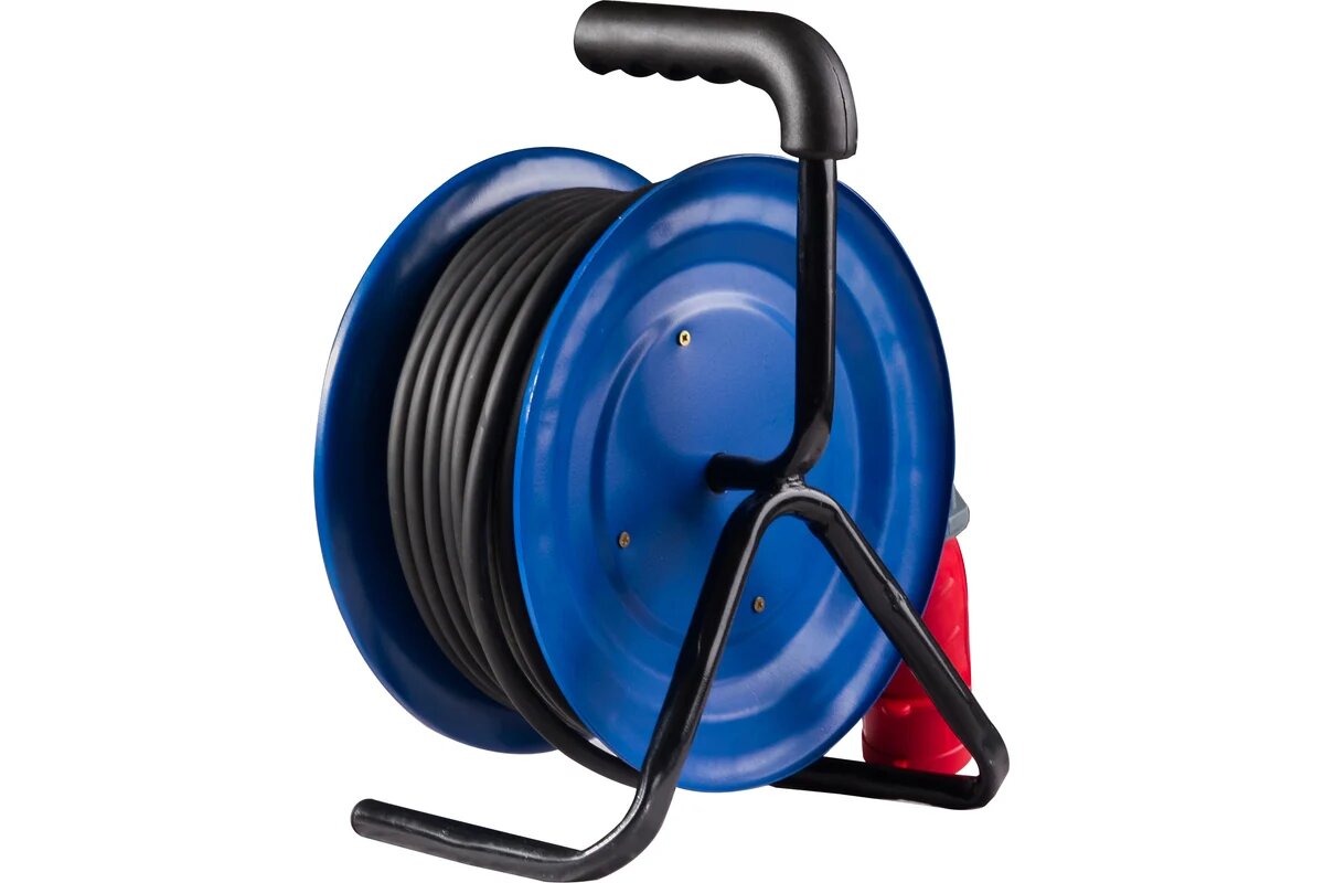 Атлант Промышленый удлинитель силовой КГ 4х4 10м на катушке 40189