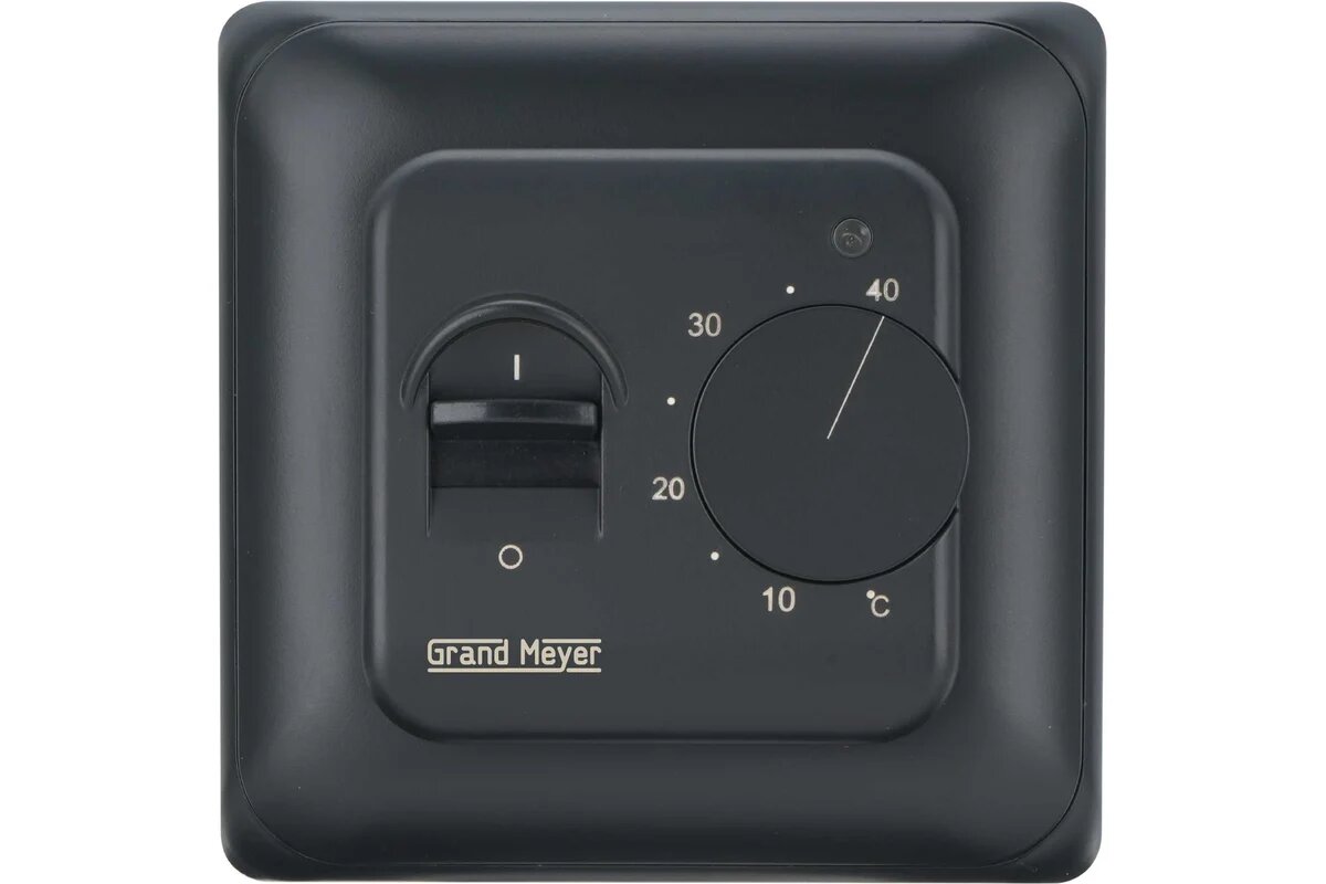 Терморегулятор Grand Meyer MST-10 черный матовыйточный контроль температуры в доме