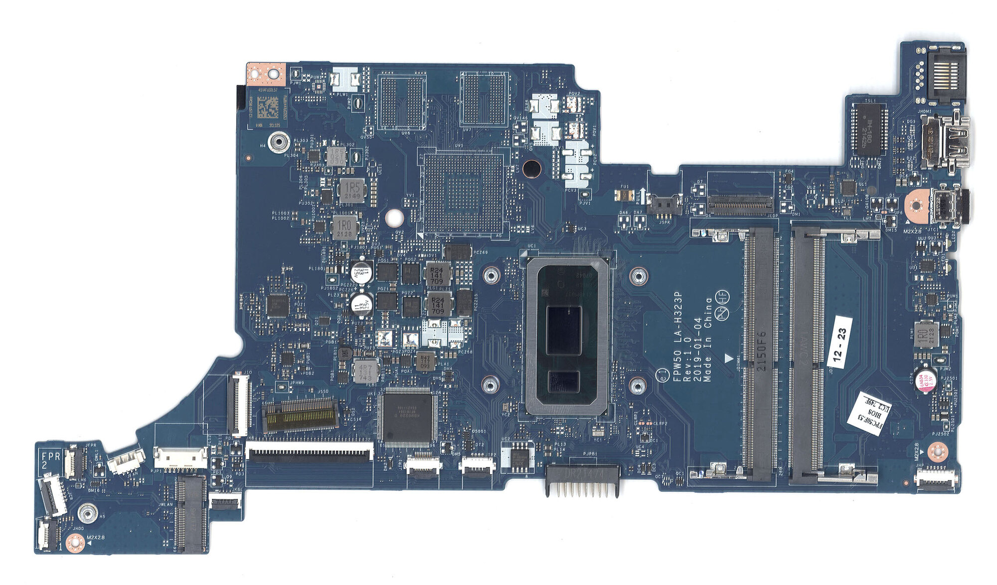 Материнская плата LA-H323P для HP 15-DW i3-10110U