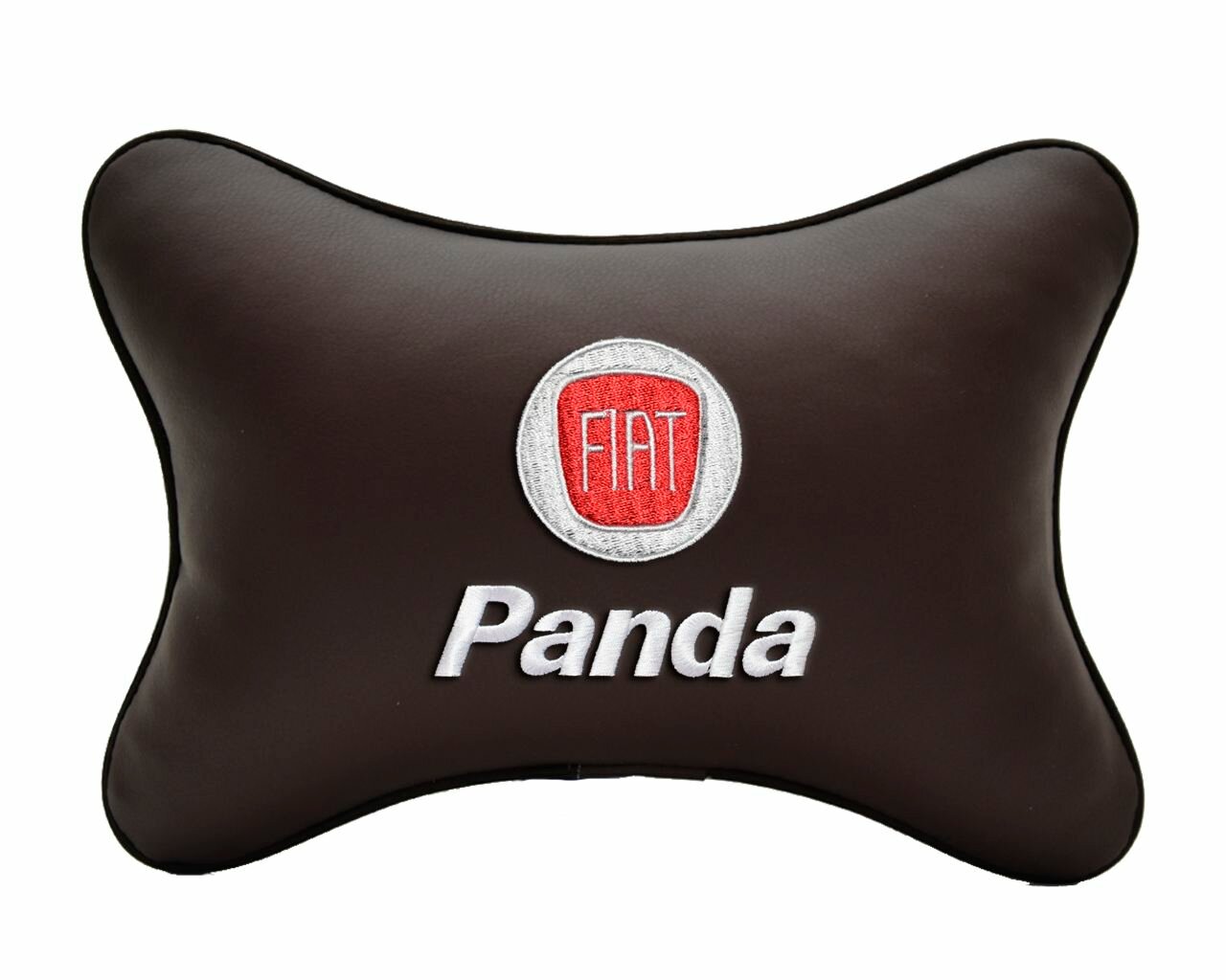 Подушка на подголовник коричневая экокожа FIAT Panda