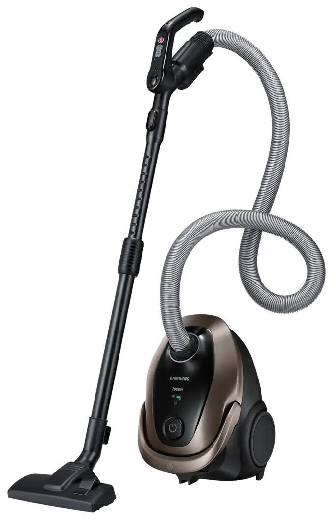 Пылесос напольный Samsung Pet Care VC20M2589JD, бытовой, 2000 Вт, gold