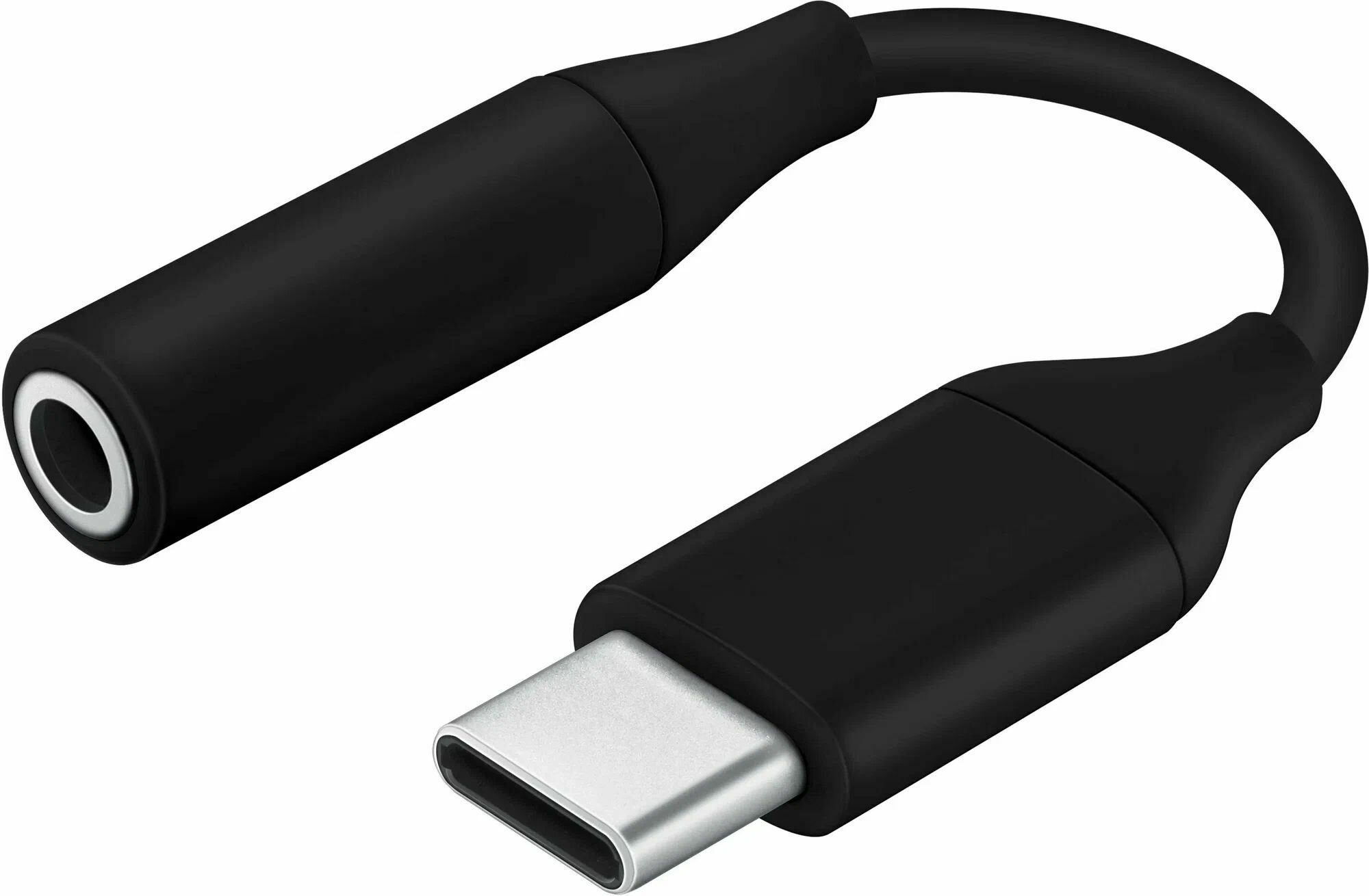 Адаптер USB-C Headset Jack Adapter USB Type-C to 3.5mm Переходник для Наушников Черный