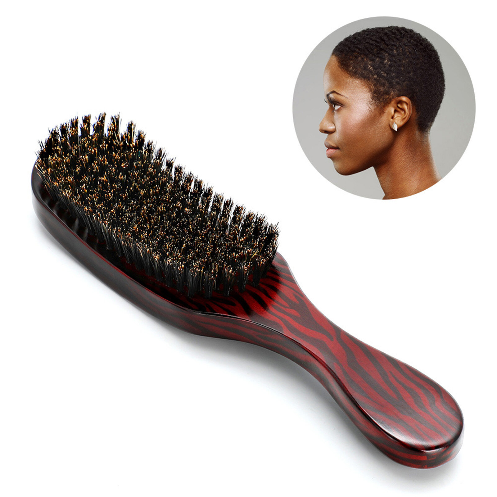 Durable Wave Brush, Natural Anti-Static Mens for Women Home