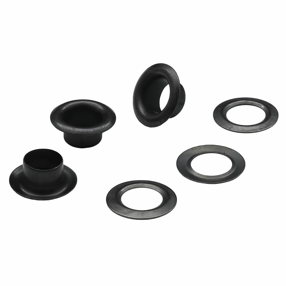 Люверсы протос Диаметр 6 мм, металл, черненые, 06 1920/21, 100 шт