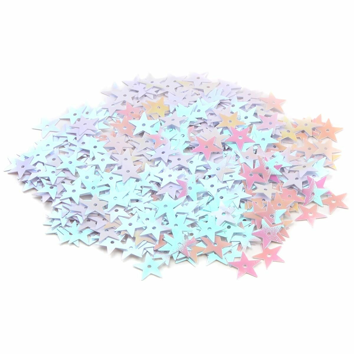 Пайетки Astra&Craft "Звездочки", 13 мм, цвет 319, светло-розовые, перламутр, 10х10 г
