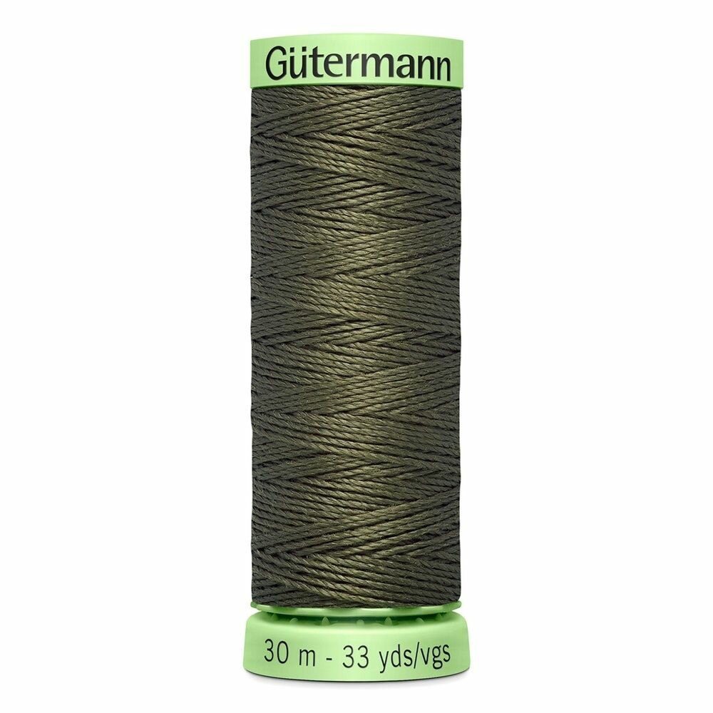 Декоративная нить Gutermann Top Stitch 30/30 м для декоративной отстрочки, 100% полиэстер, цвет 676 хаки, 5 шт (3)