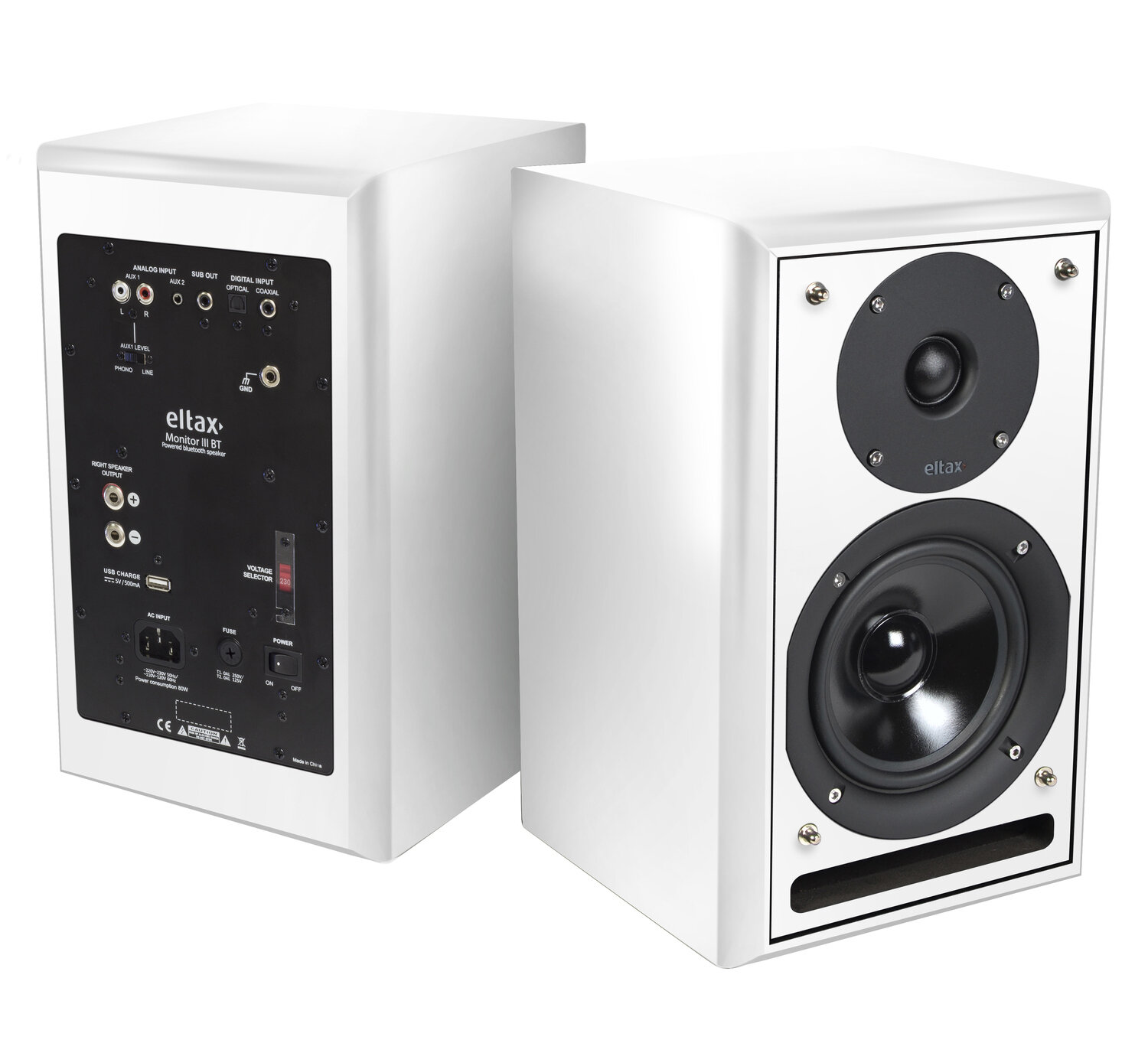 Акустическая система активная Eltax Monitor III BT Phono active white