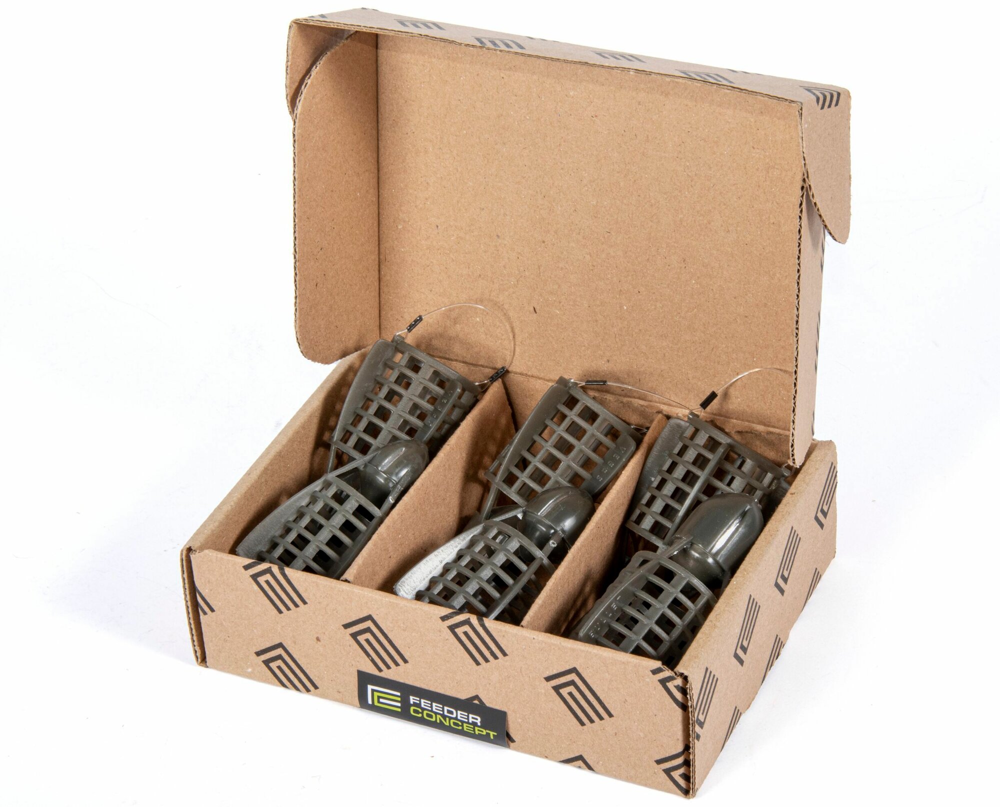 Кормушка рыболовная фидерная для летней рыбалки, снасти для мужчин подарок рыбаку, для ловли рыбы карпа, карася на удочки или спининг донка