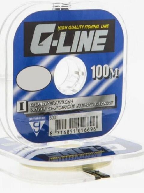 Леска монофильная для летней рыбалки Gamakatsu G-Line COMPETITION 100/012