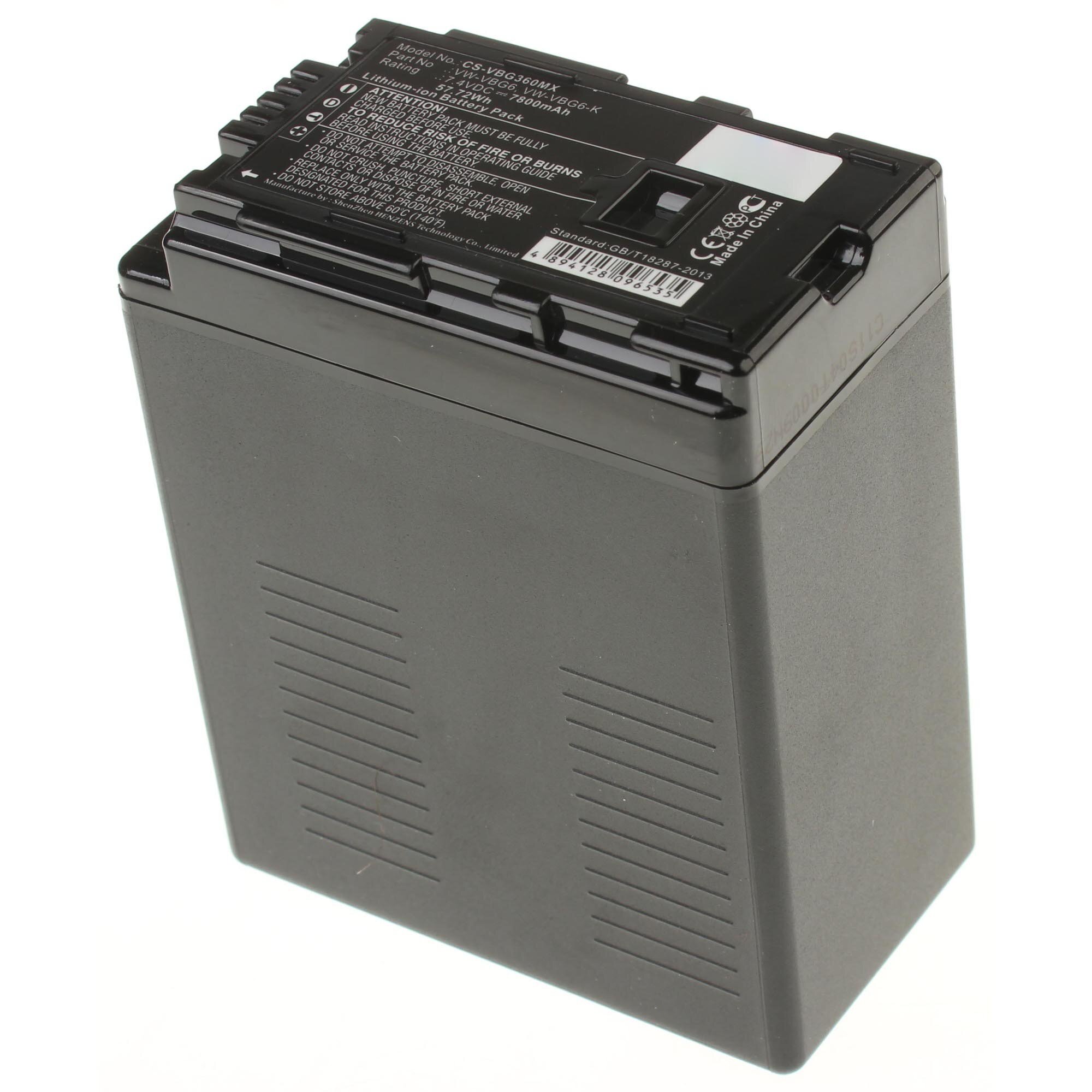 Аккумулятор iBatt 7800mAh для видеокамеры Panasonic AG-AC160, AG-HMC154ER, AG-HMC84ER