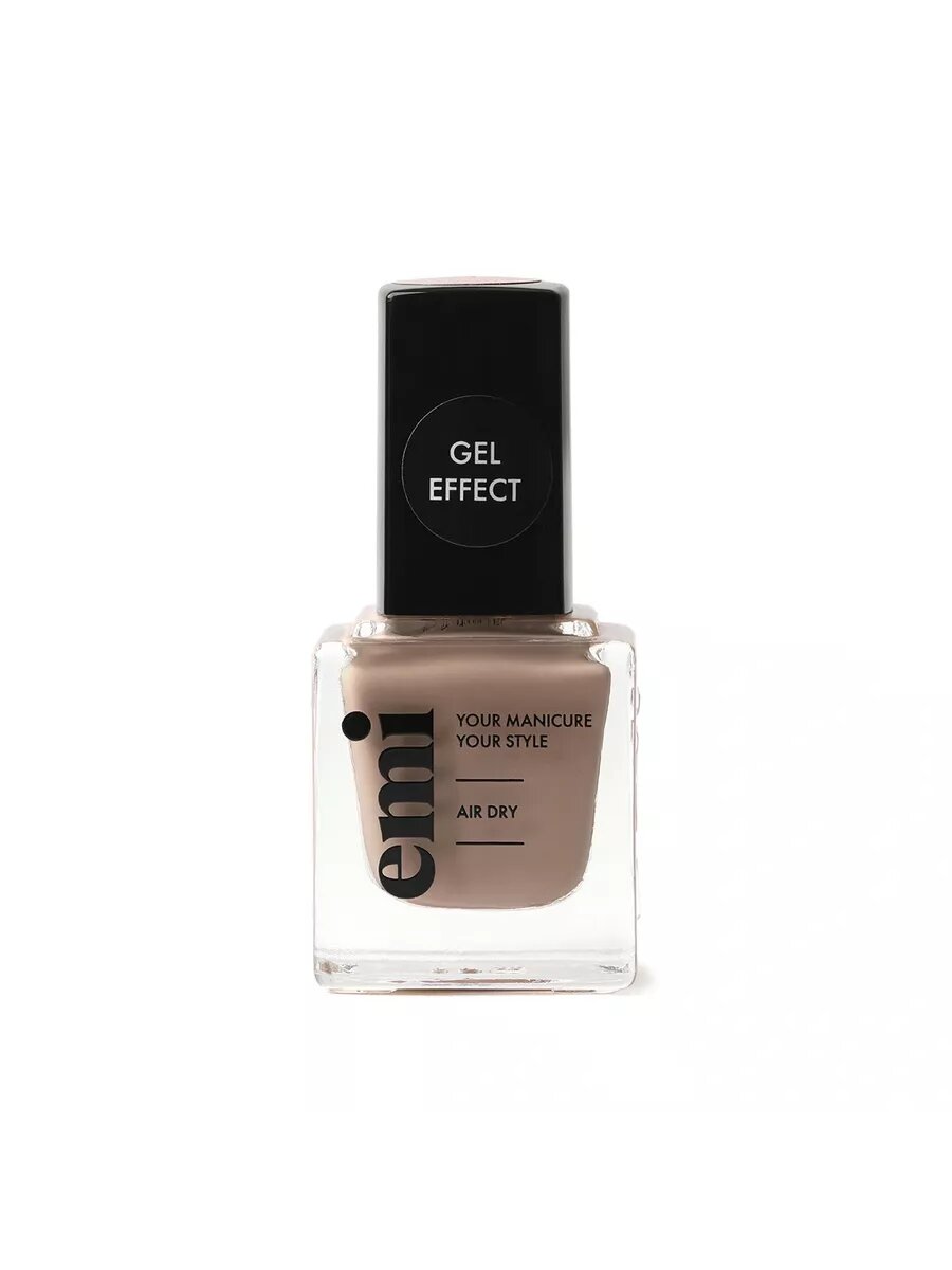 E.Mi Ультрастойкий лак Gel Effect, №012 Сепия, 9 мл