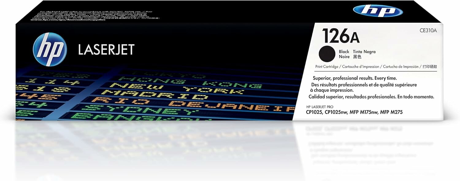 Картридж HP CE310A (126A) черный, 1200 страниц, оригинальный