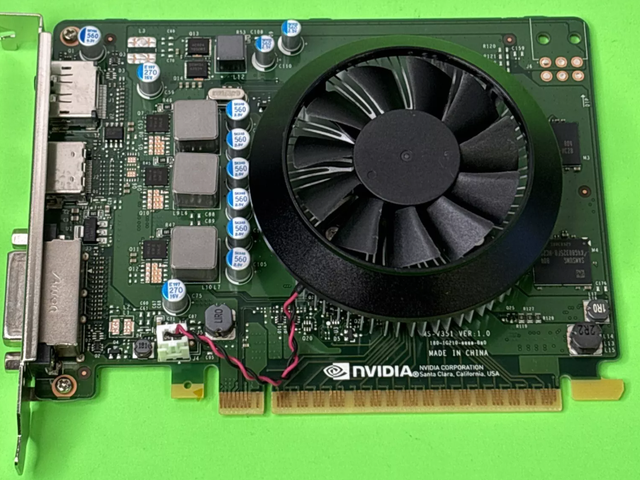 Видеокарта Dell DVP9W GeForce GTX 1050 Ti, память GDDR5, 4ГБ