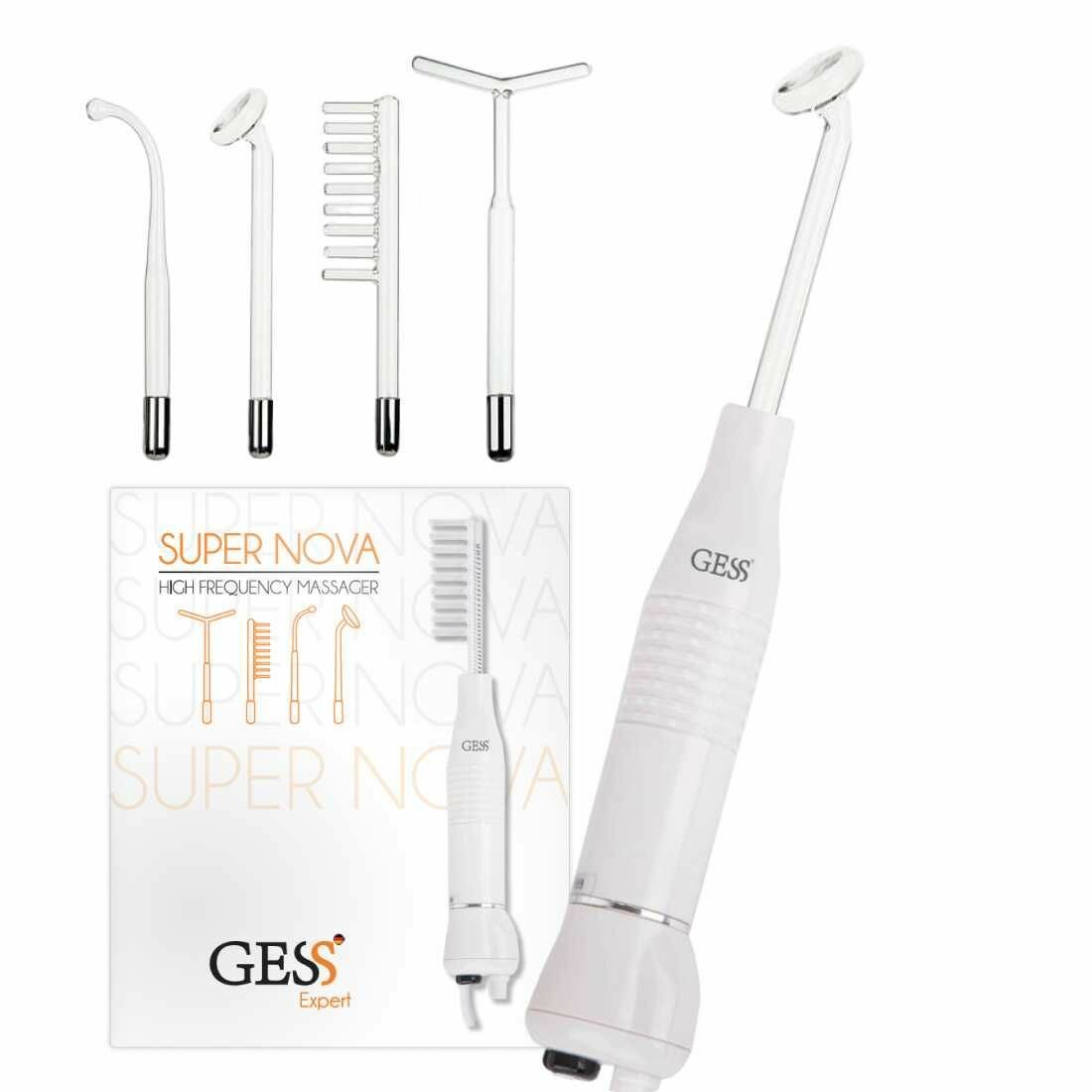 GESS-623 Аппарат для дарсонвализации 4 насадки (Рег. удост)