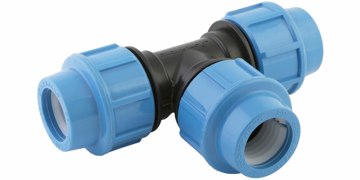 Тройник для труб ПНД 32х32х32 мм Джилекс