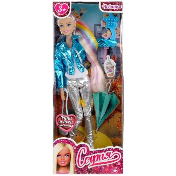 Кукла 29 см. София, максимально длинные радужные волосы Карапуз 66001-F4-S-BB (24)