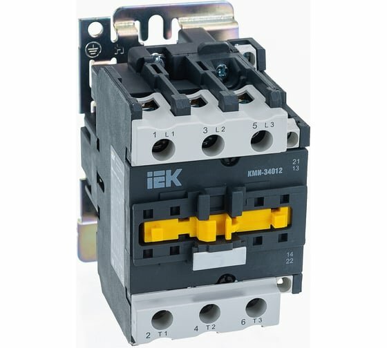 Контактор IEK КМИ-34012, 40А 400В, ИЭК KKM31-040-400-11