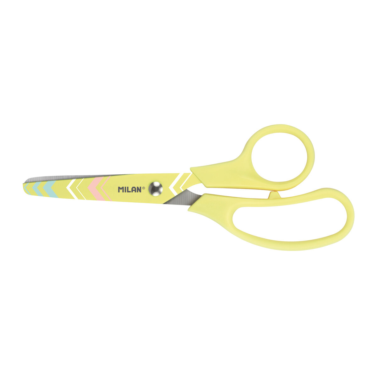 Milan Ножницы детские Basic Pastel Edition 134 мм, безопасные лезвия, BWM10426VN-ER95