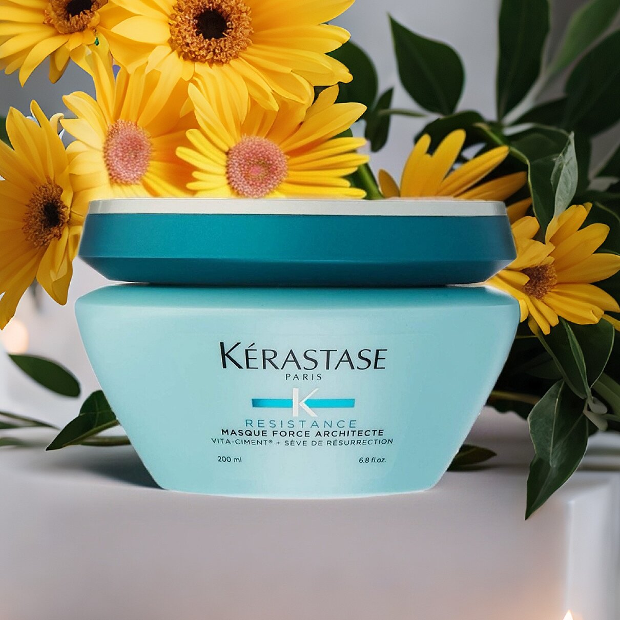 Маска для волос Kerastase Resistance Masque Force Architecte для восстановления сильно повреждённых волос, 200 мл