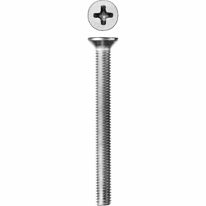Винт DIN 965, оцинкованный, ЗУБР М5 х 55 мм
