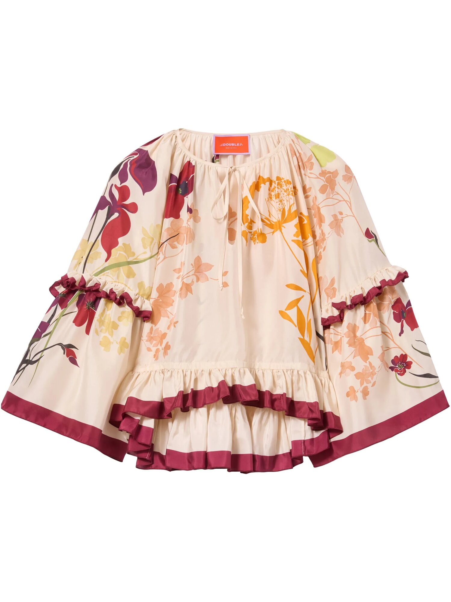 Блуза Блузка с оборками