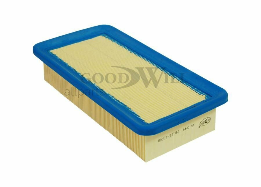 GOODWILL AG 349 Фильтр воздушный HYUNDAI ACCENT II, KIA Rio II GOODWILL AG 349