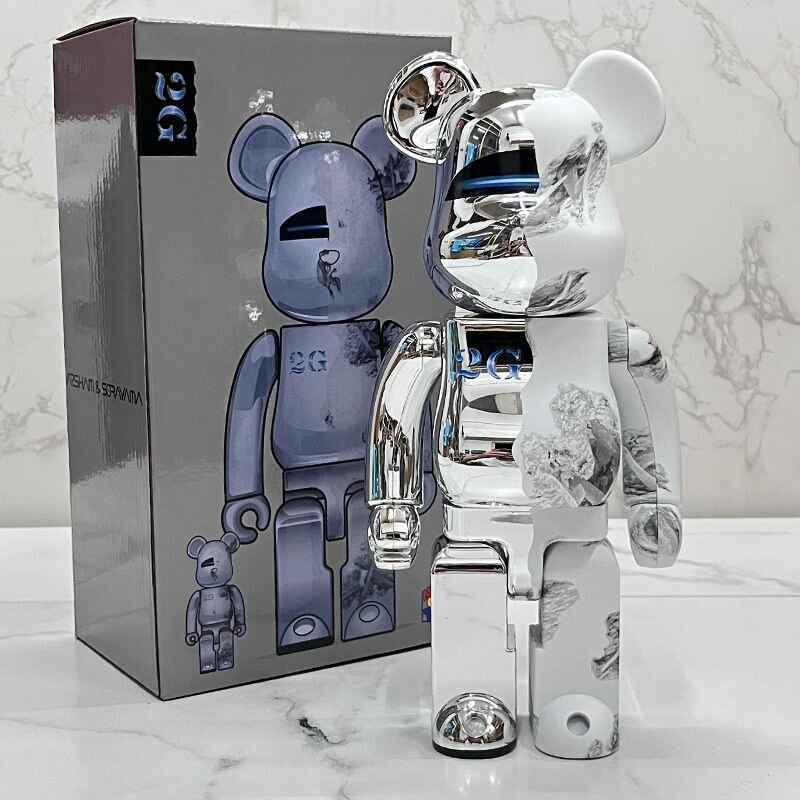 Bearbrick 400% виниловая коллекционная фигурка медведя для детей и взрослых, стильный подарок на день рождения и декор интерьера