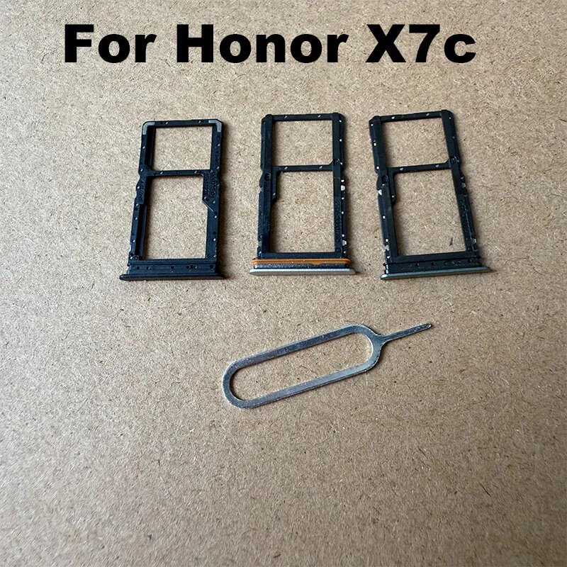 Для Huawei Honor X7c лоток для SIM-карты, слот для держателя адаптера Micro SD, запасные части, замена Green