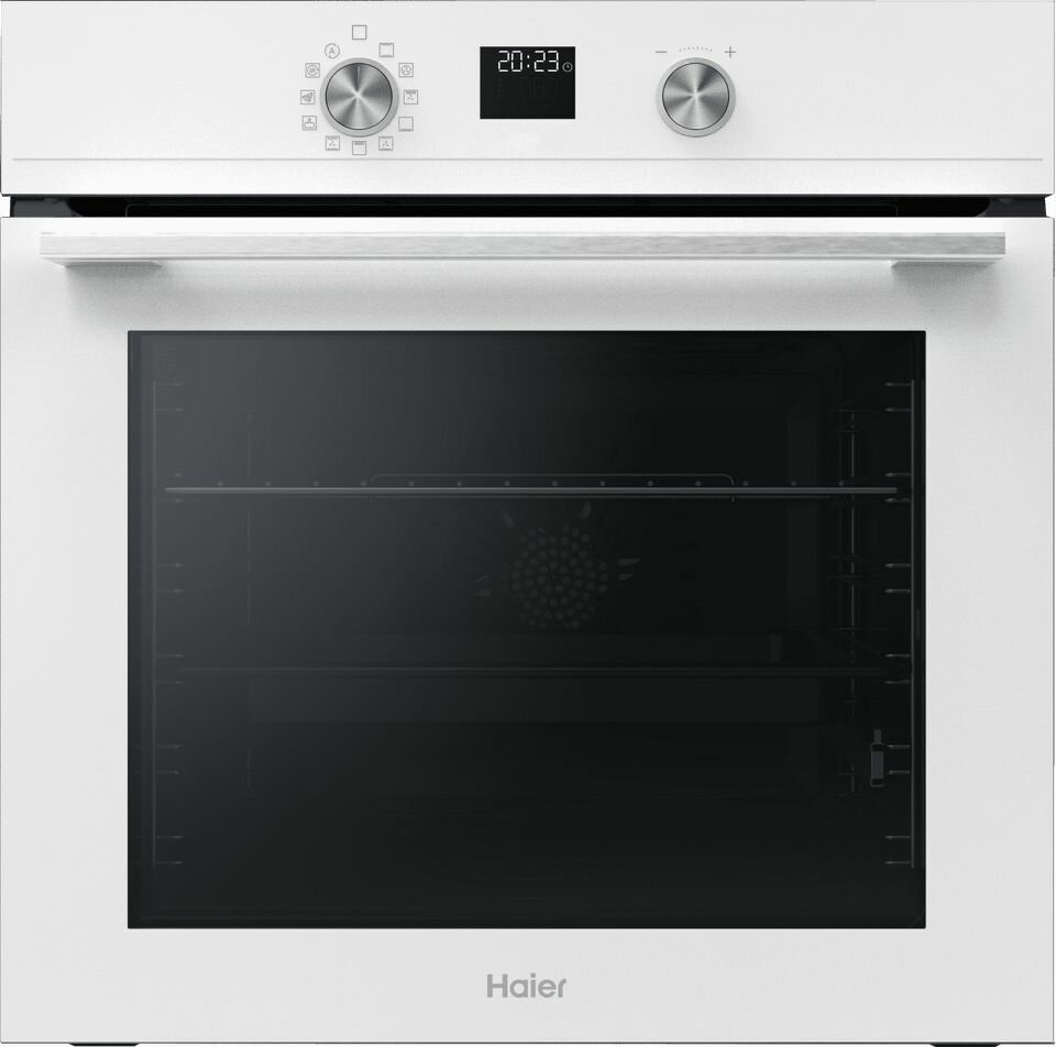Духовой шкаф Haier HOQ-K4AAN3WB, электрический, объем духовки 72 л, белый