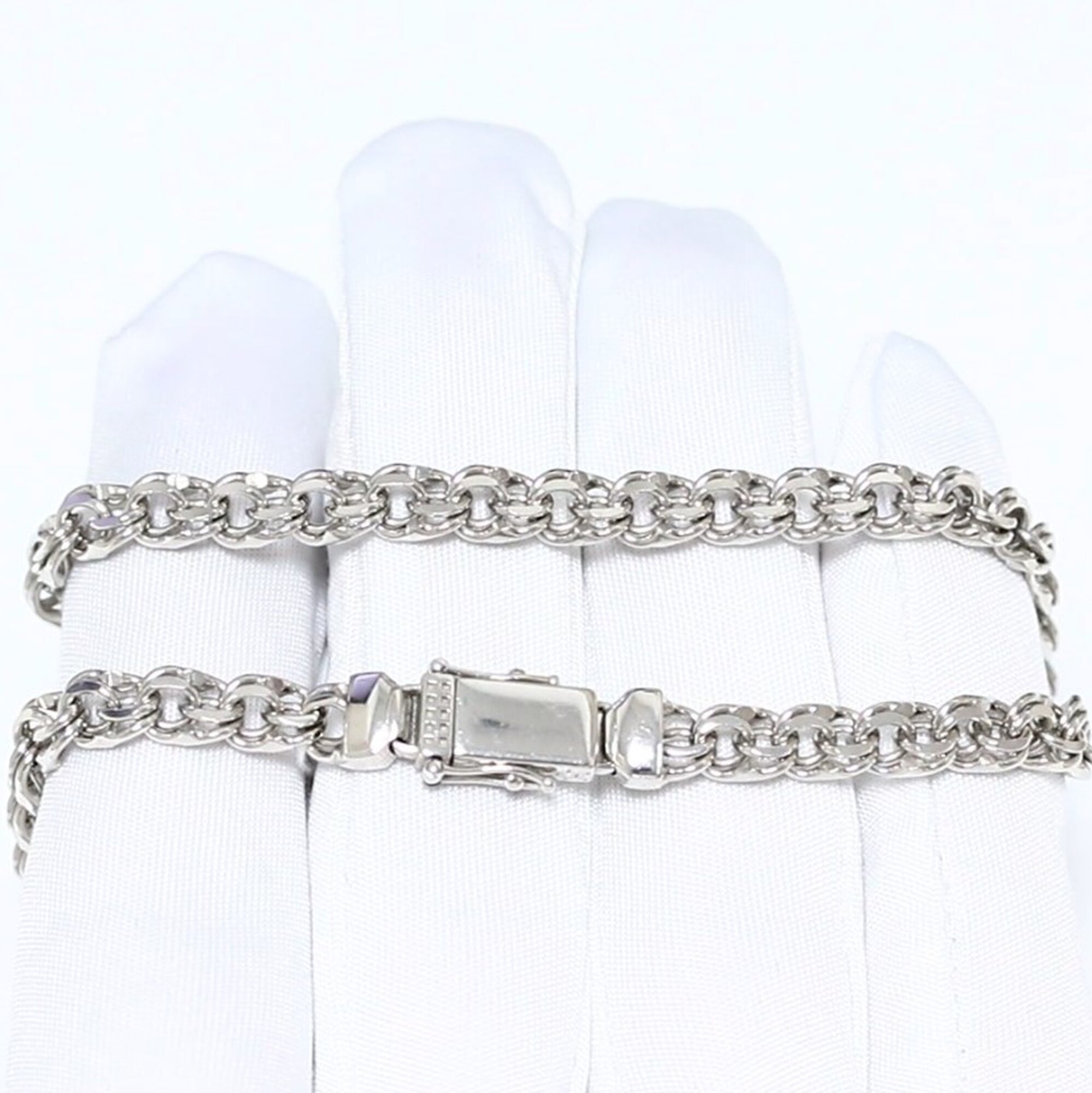 Цепь серебро, 925 проба, родирование