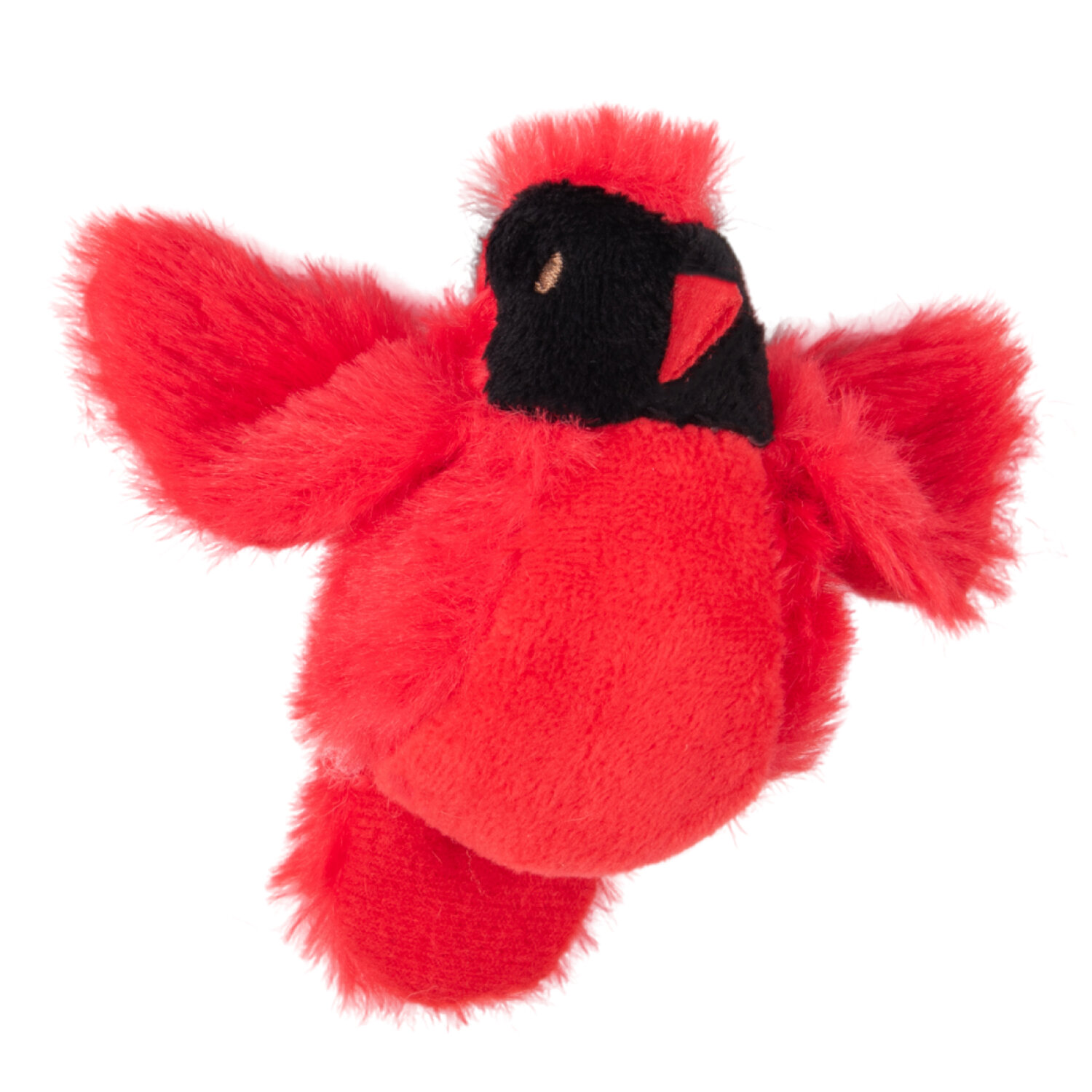 Mr.Kranch Игрушка для кошек Птичка плюшевая с кошачьей мятой 8см красная