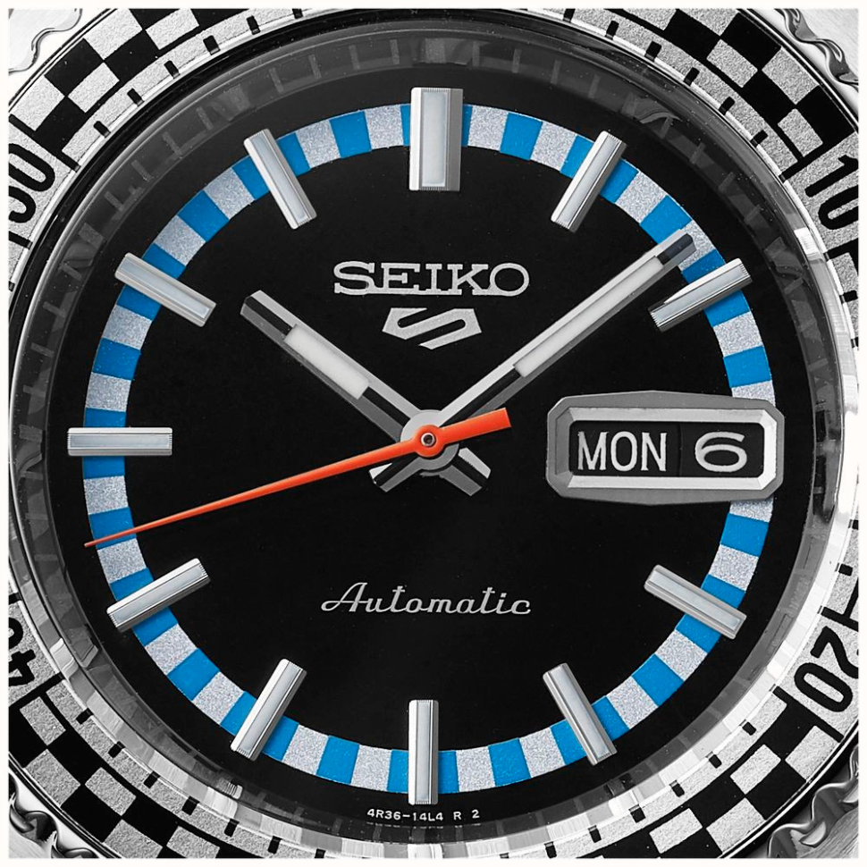 Наручные часы SEIKO, серебристый/черный — фото 1