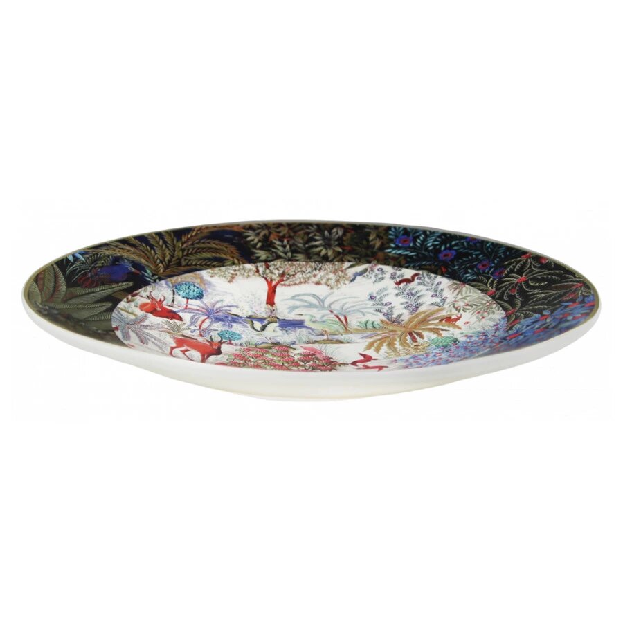 Блюдо Gien Дворцовый сад 31 см, фаянс, для подачи, премиум, элитная сервировка