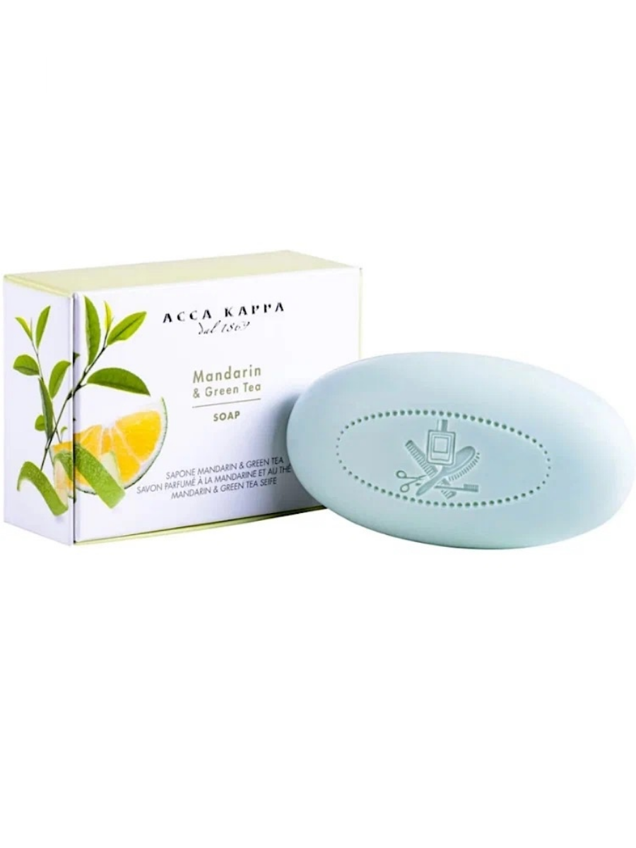 Мыло туалетное твердое Acca Kappa Mandarin & Green Tea Soap, 150 гр