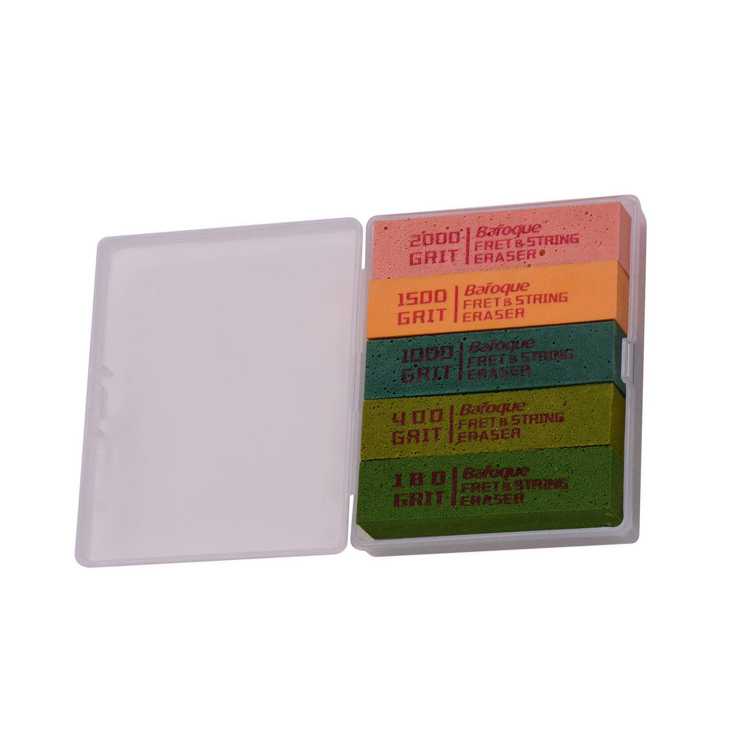 Абразивные резиновые блоки для полировки ладов гитары с зернистостью 180, 400, 1000, 1500, 2000 для ухода за грифом и полировки струн.