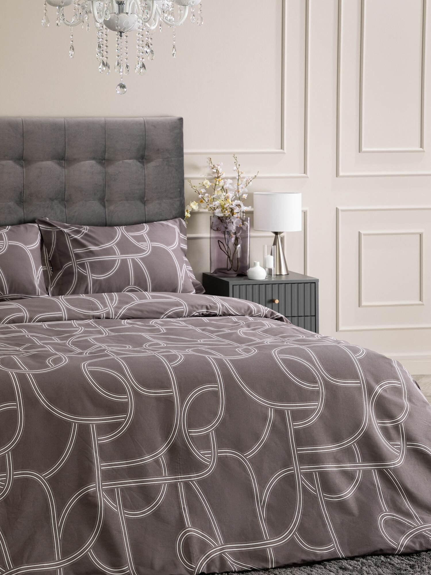 КПБ семейный перкаль "Cozy Home" (50х70) рис. 43018-1 Альянс/Alleanza