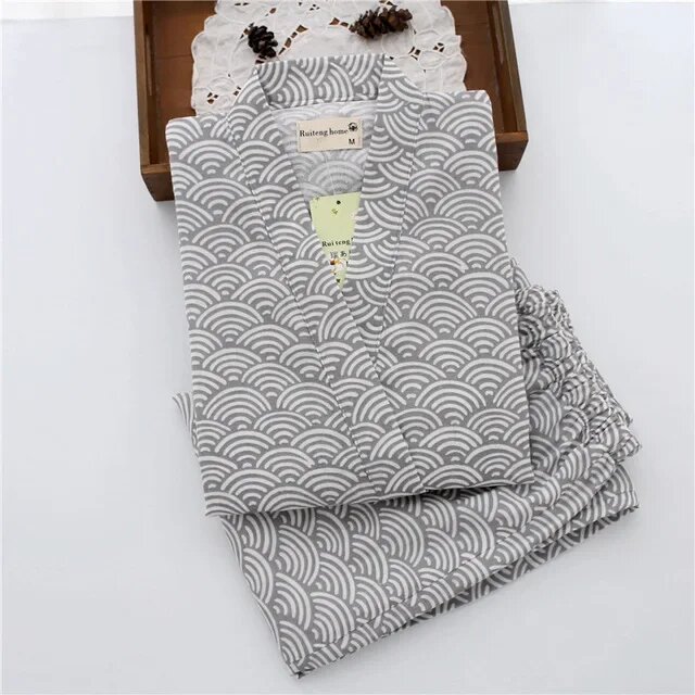 Хлопковое кимоно WUYANGTONGDA Серый, L, 9