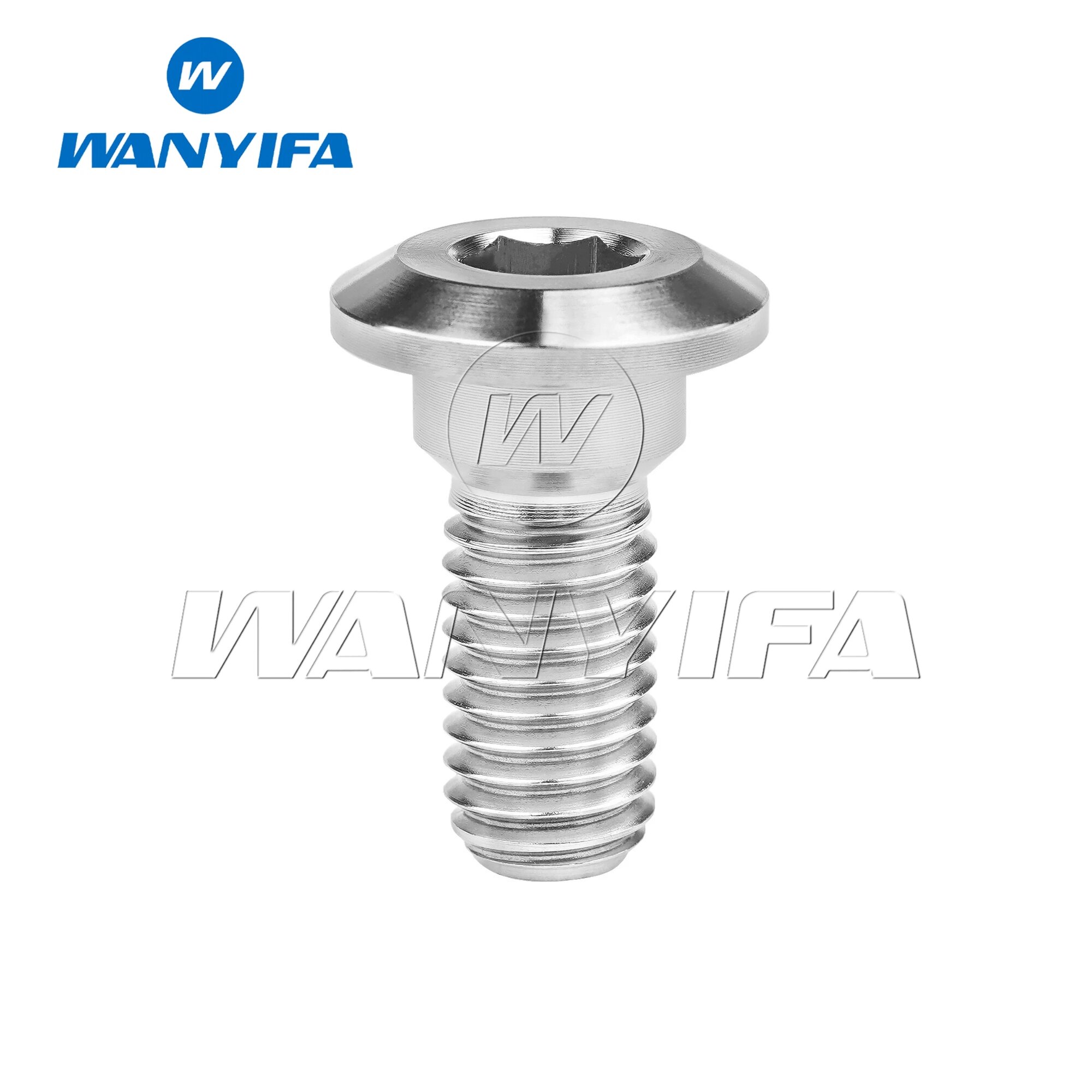 Wanyifa титановые болты M8 x 20 22 25 30 33 мм для болтов ротора дискового тормоза Suzuki Titanium, 33mm