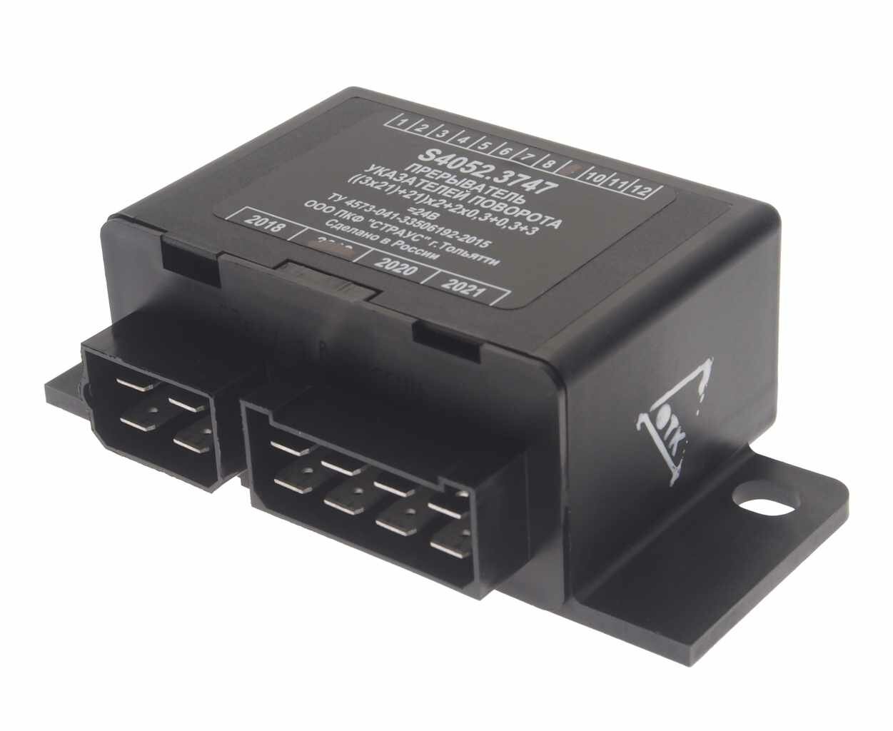 Реле поворота урал Next, кавз 24V страус, S4052.3747, страус ПКФ