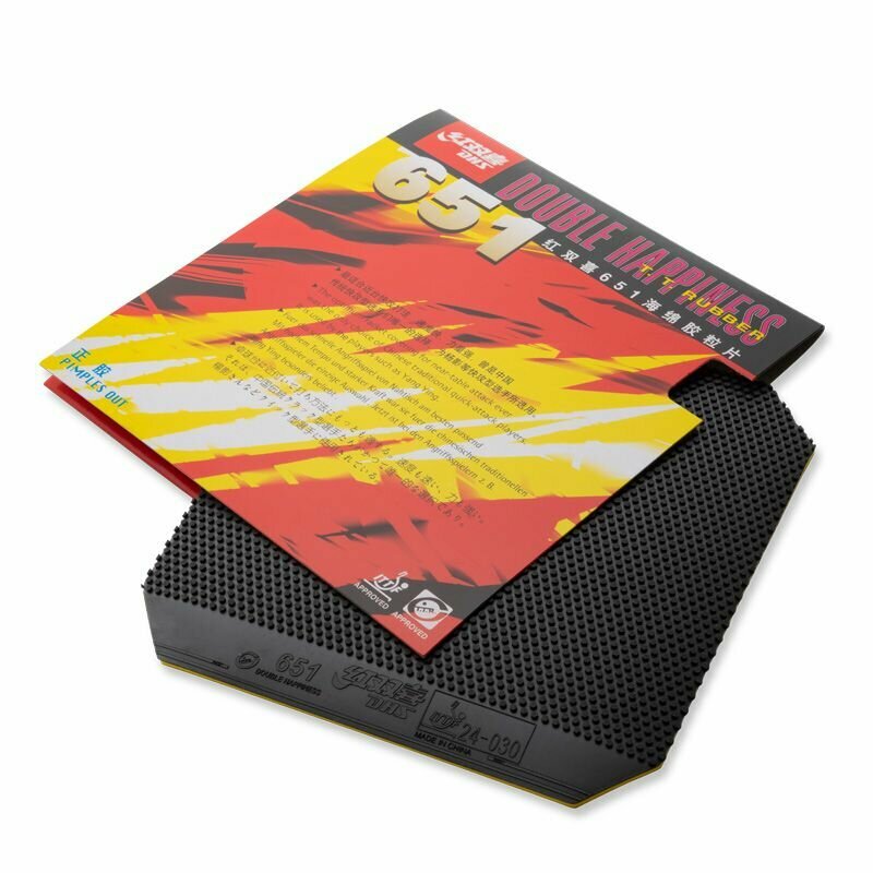 DHS 651 SHORT PIPS, Накладка Для Настольного Тенниса Ракетки