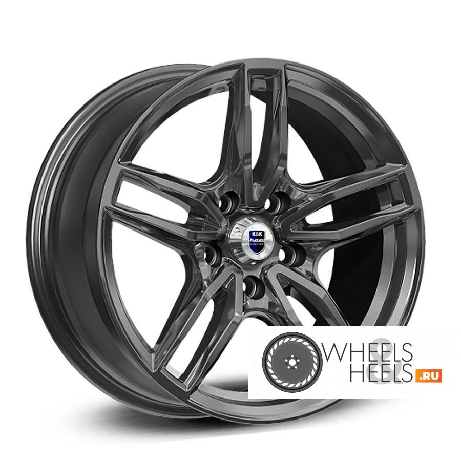 Диск автомобильный литой КиК Бартон 17x8 5x115 et45 dia70.2 Антрацитовый