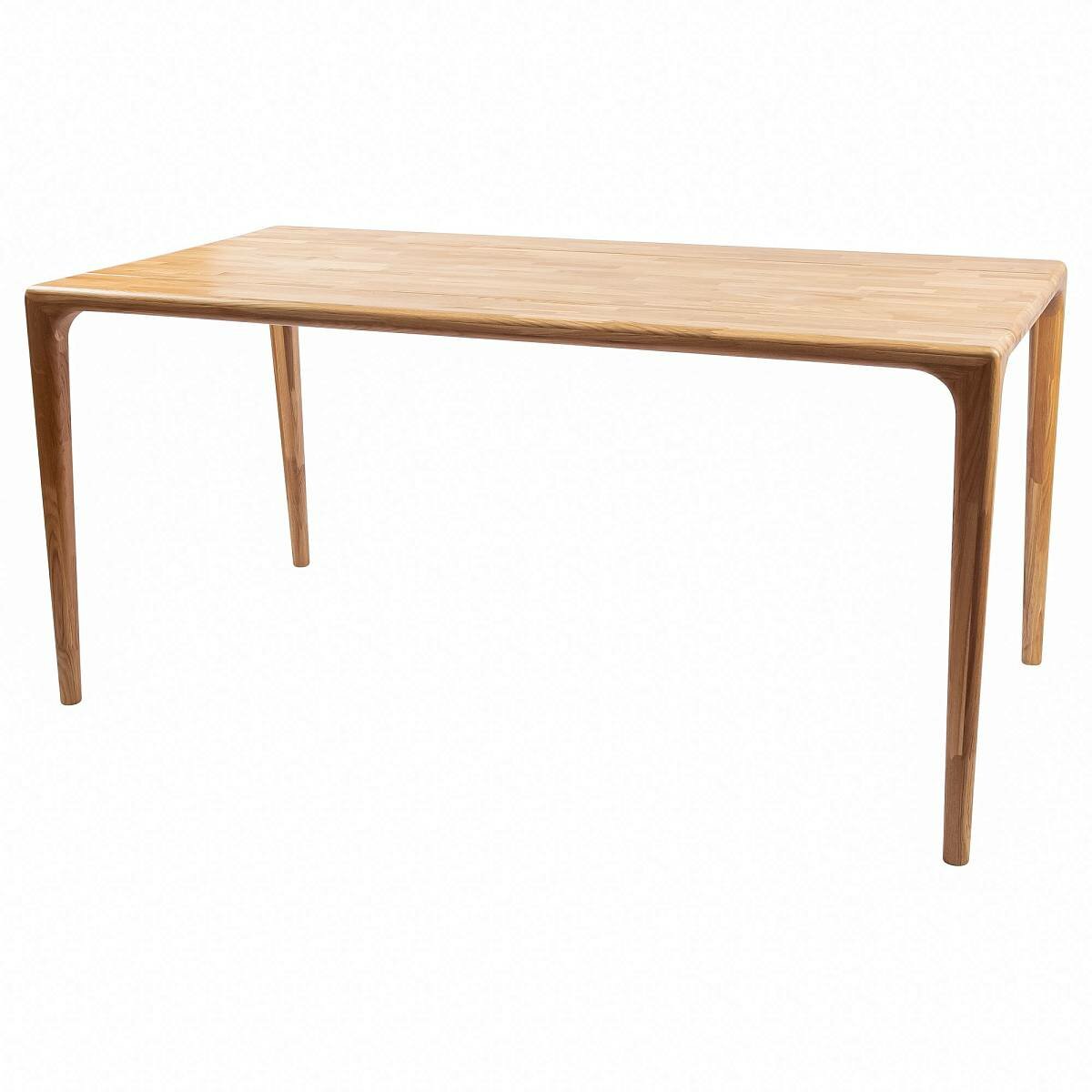 Стол обеденный из массива дуба Милина (160) (ПМЦ) (сращенный) (терра)