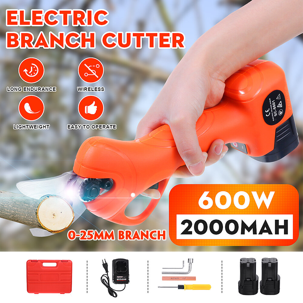 Электрический инструмент для обрезки веток 25 мм Машина для обрезки веток деревьев Садоводство -