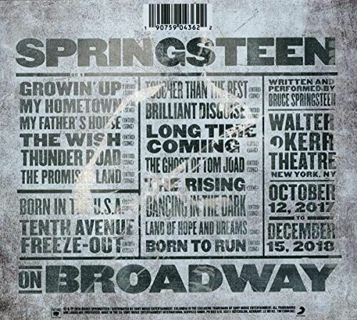 Диск Bruce Springsteen - Original Soundtrack: Springsteen On Broadway (2 CD) — фото 1
