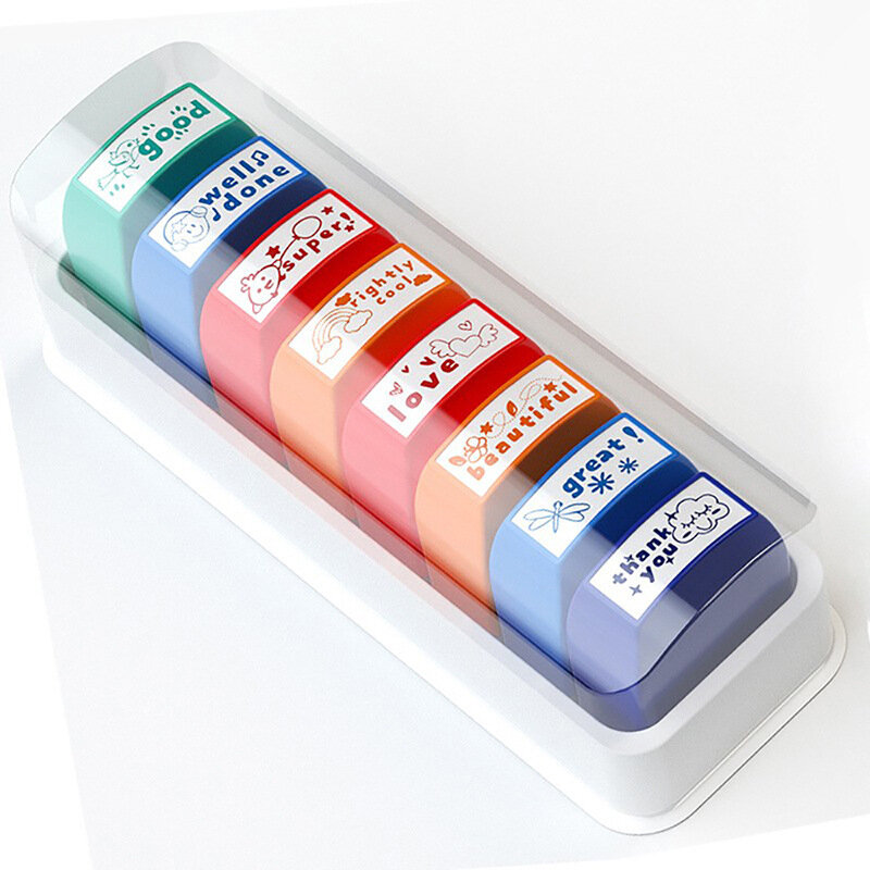 Набор "Веселый комментарий учителя", мультяшный, 8 цветов