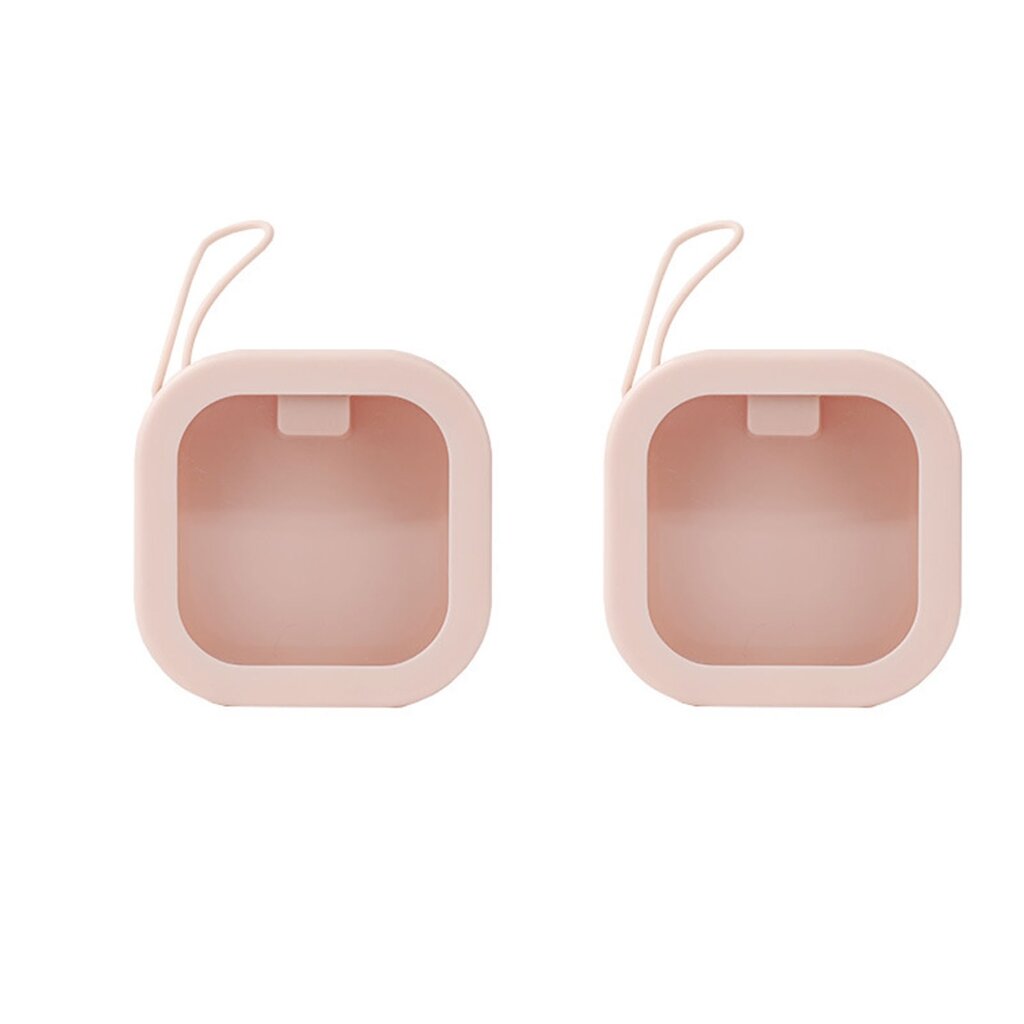 Набор из 2 предметов, мини-заколка для волос, коробка для хранения ватных тампонов-2 порошка