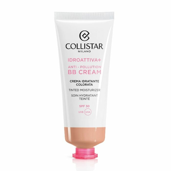 Collistar - Idro Attiva + BB Cream Anti-Pollution SPF30 Shade 2, Тональный увлажняющий и очищающий крем для лица (без коробки), 50 мл
