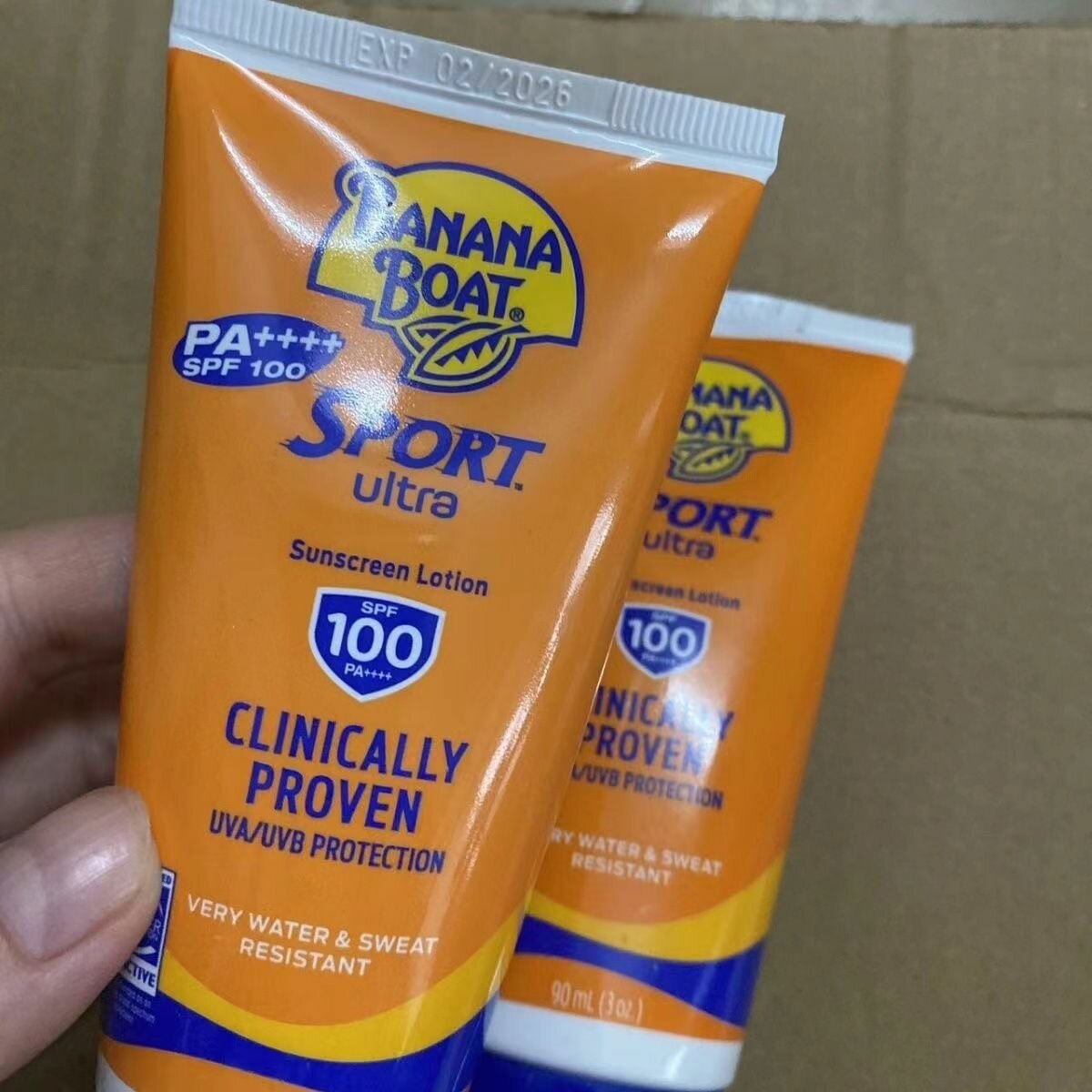 Солнцезащитный лосьон Banana Boat SPF100 для всего тела, водонепроницаемый, устойчивый к поту, для активного отдыха, унисекс, 90 мл SPF110