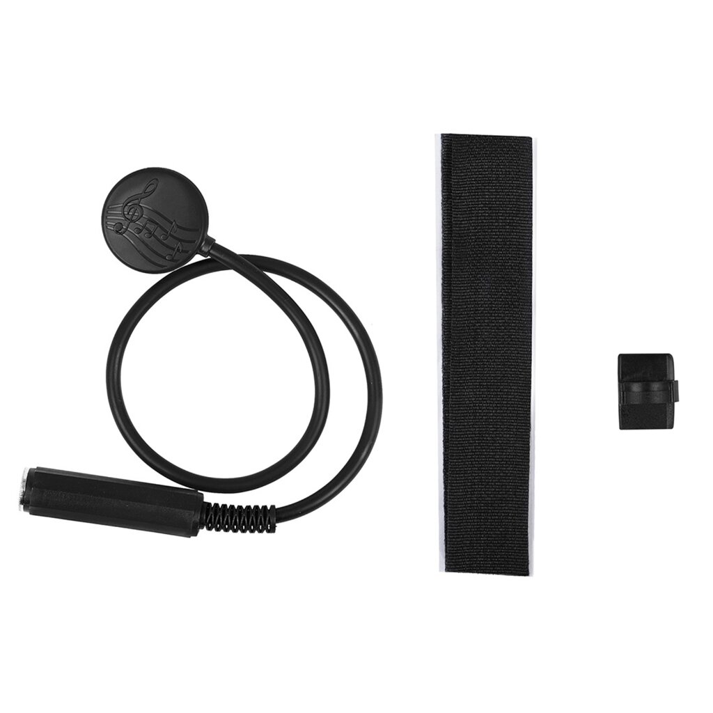 Микрофон Звукосниматель акустических скрипок Аудио Разъем для гитары Звукосниматель акустических накладок Аудио Пьезоконтактный звукосниматель Гитарный аксессуар